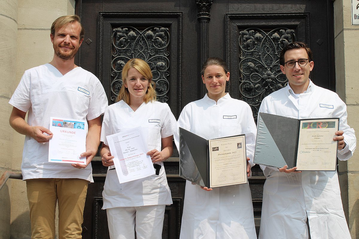 Vierfach ausgezeichnet - Strahlenklinik | Uniklinikum Erlangen